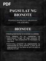 BIONOTE | PDF