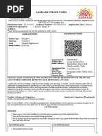 Aadhaar Card Document List | PDF