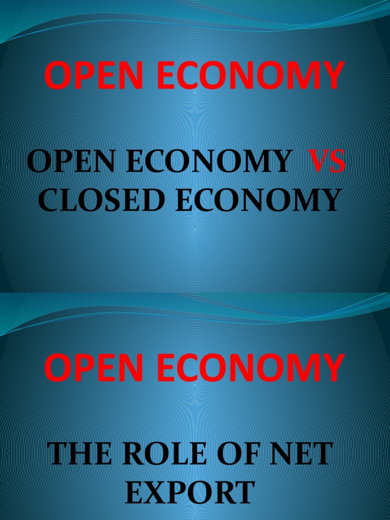 Open Economy Closed Economy Pdf