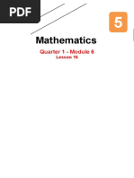 MATH 5 - Q1 - Mod1 PDF | PDF | Division (Mathematics) | Numbers
