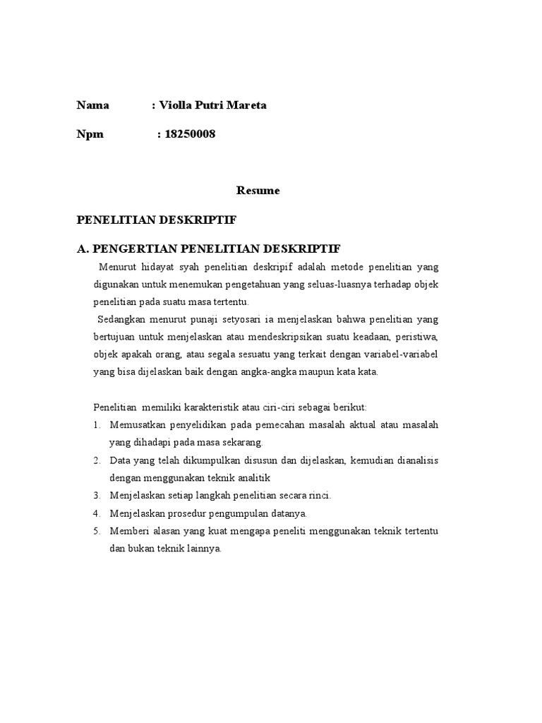 Nama: Violla Putri Mareta NPM: 18250008 | PDF