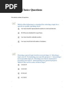 Chapter 5 - Public Speaking - Answer | PDF | Human Communication