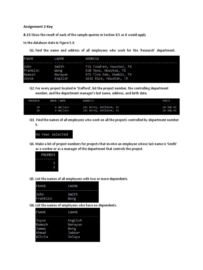 Key Assignment 2 Solutions | PDF | Business