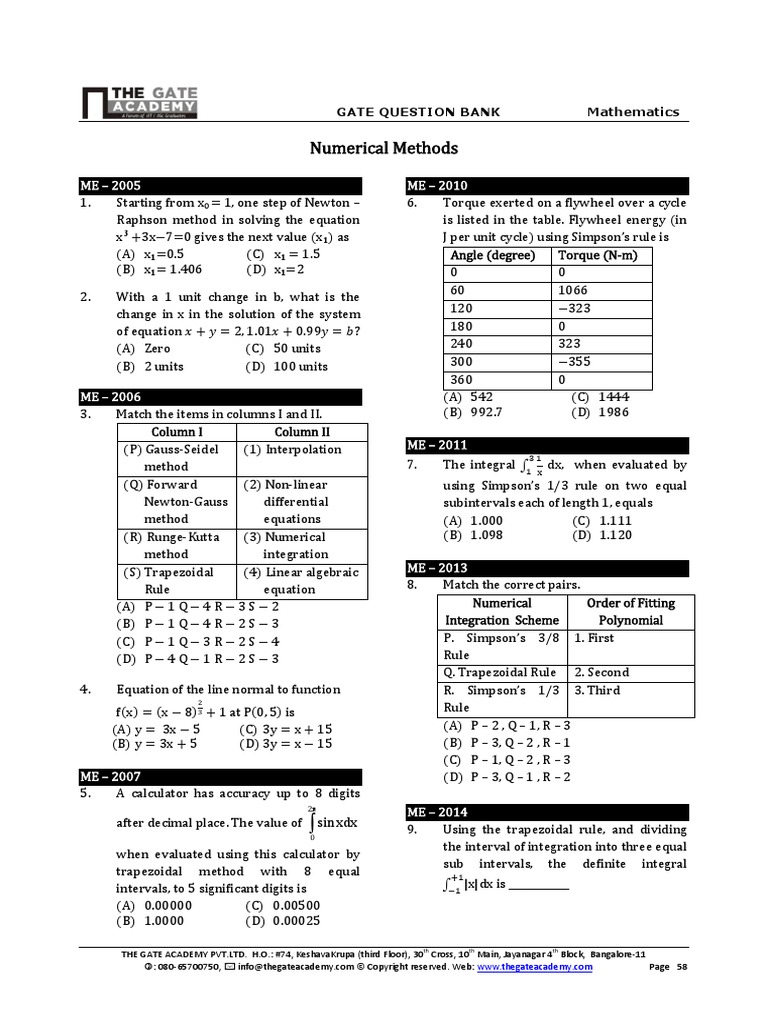 3.numerical Methods | PDF | Numerical Analysis | Mathematics Of Computing