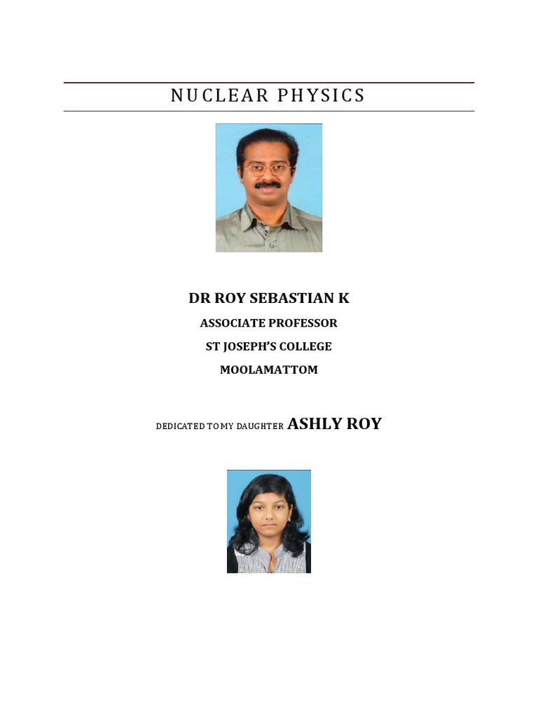 Nuclear Physics | PDF | Nuclear Force | Atomic Nucleus
