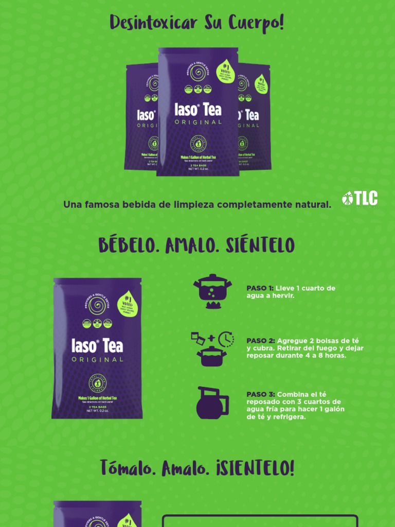 Presentacion General de Iaso Tea | PDF | Metabolismo | Sistema inmune
