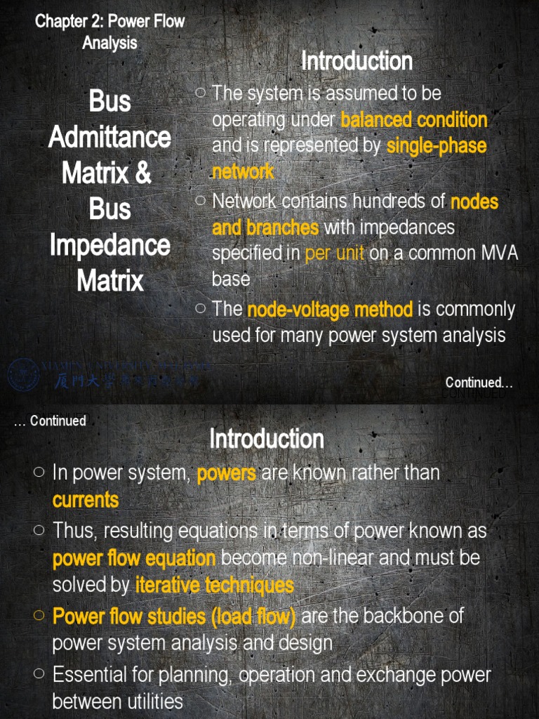 1.2 Introduction - Bus Admittance Matrix and Bus Impedance Matrix | PDF ...