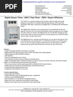 GeyserWise TSE Installation Manual | PDF | Electrical Connector ...