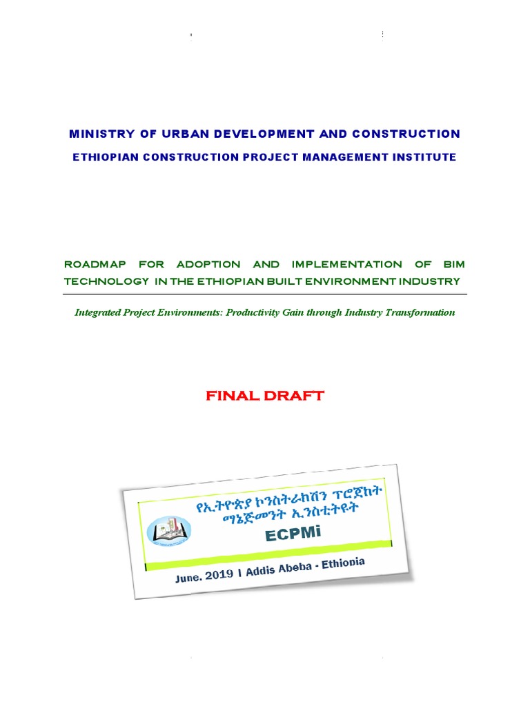Final Draft BIM ROADMAP | PDF | Building Information Modeling ...