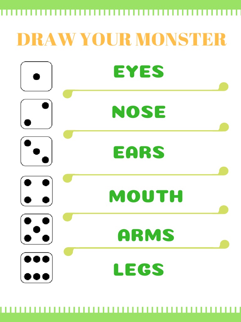 Roll The Dice Create Your Monster PDF | PDF