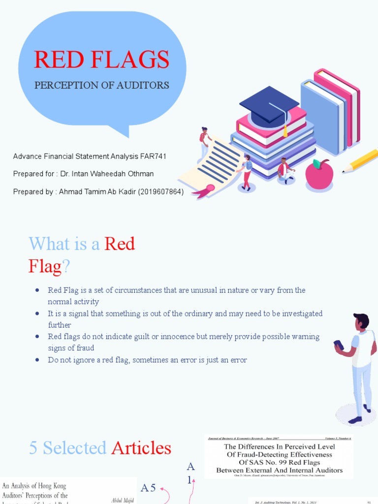 Red Flags - Perception of Auditors by Tamim | PDF | Internal Audit | Audit