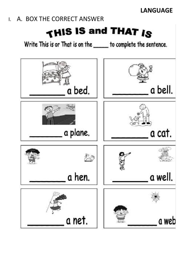 Kinder - Q2 - Language | PDF | Syntax | Grammar