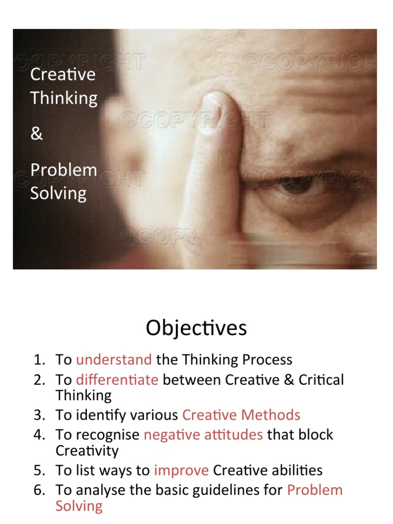 Creative Thinking & Problem Solving | PDF | Creativity | Mythological ...