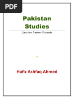 Notes of Pak Studies in English Medium | PDF | Pakistan | Muhammad Ali ...