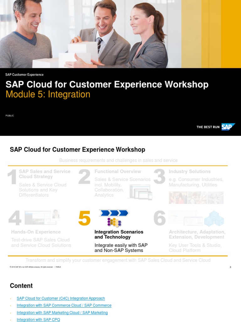 c4c Integration Scenarios and Technology PDF | PDF | Sap Se | Cloud Computing