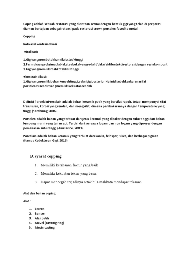 Materi GTC Coping | PDF | Teknologi & Rekayasa