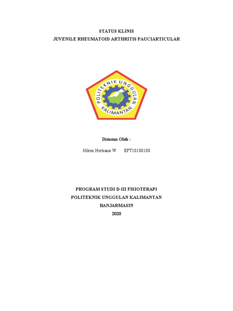 Status Klinis Fisioterapi JRA Anak | PDF | Pengembangan Diri | Kesehatan Holistik