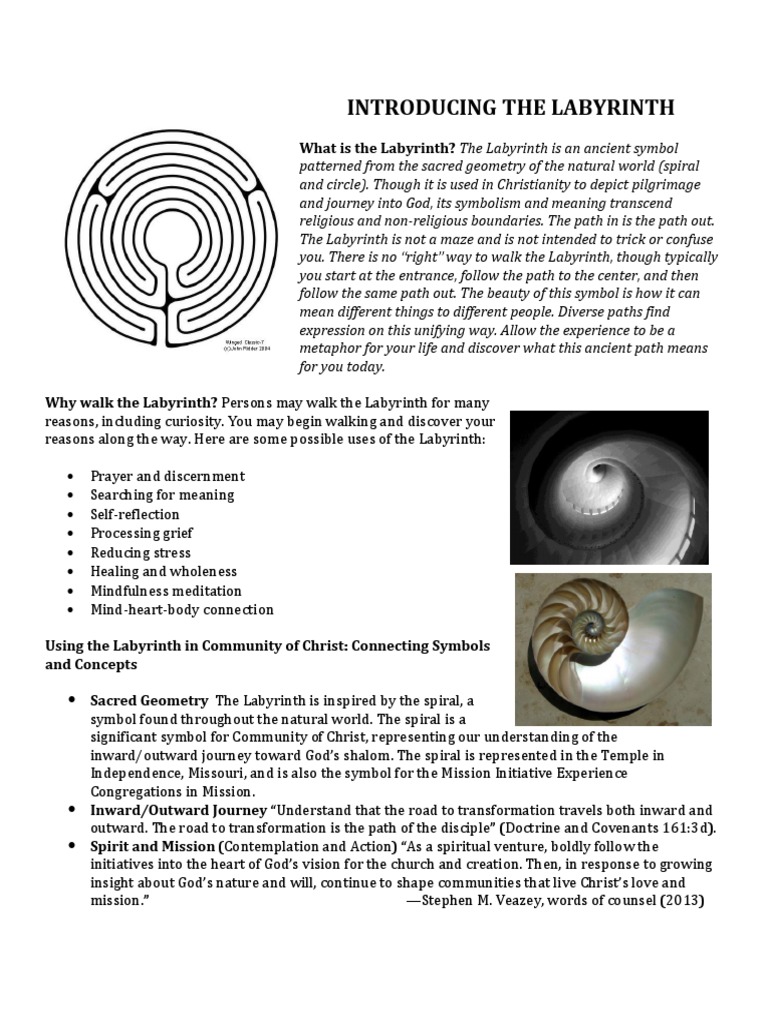 Labyrinth Resource | PDF | Labyrinth | Jesus