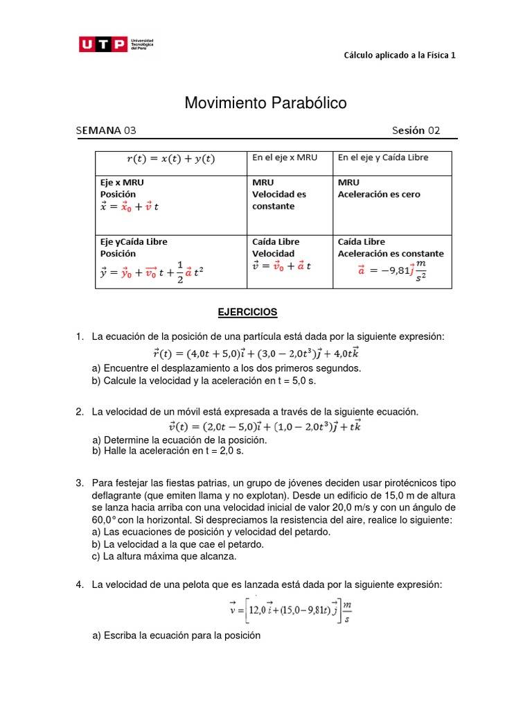 S03.s2-Resolver Ejercicios | PDF | Velocidad | Mecanica clasica