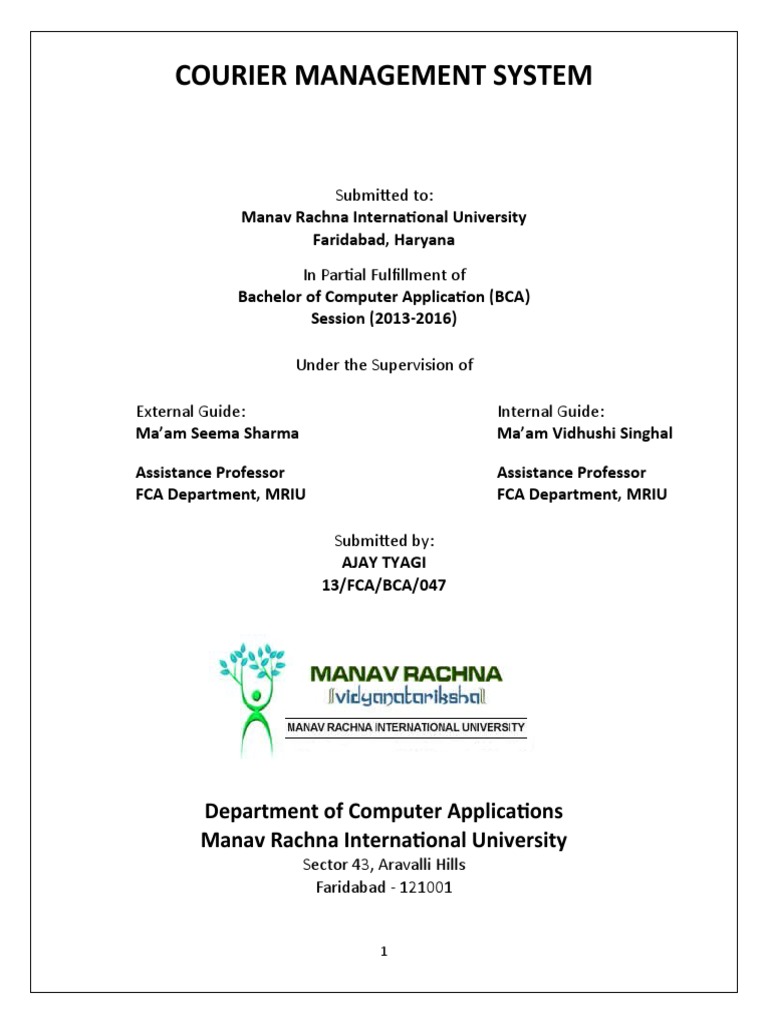 Courier Management System CMS | PDF | Feasibility Study | Business