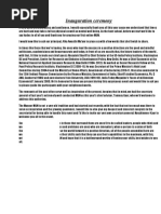 MC Script Inaugural Ceremony | PDF