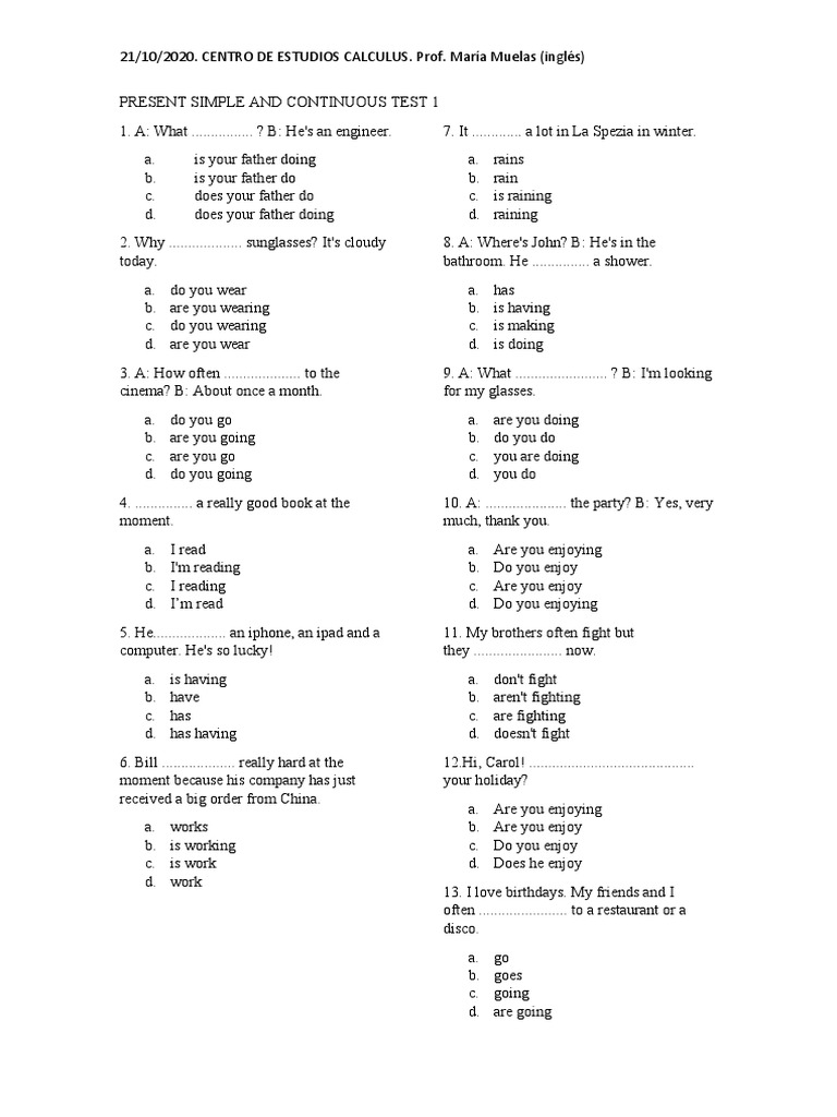 Tests and Error Correction | PDF