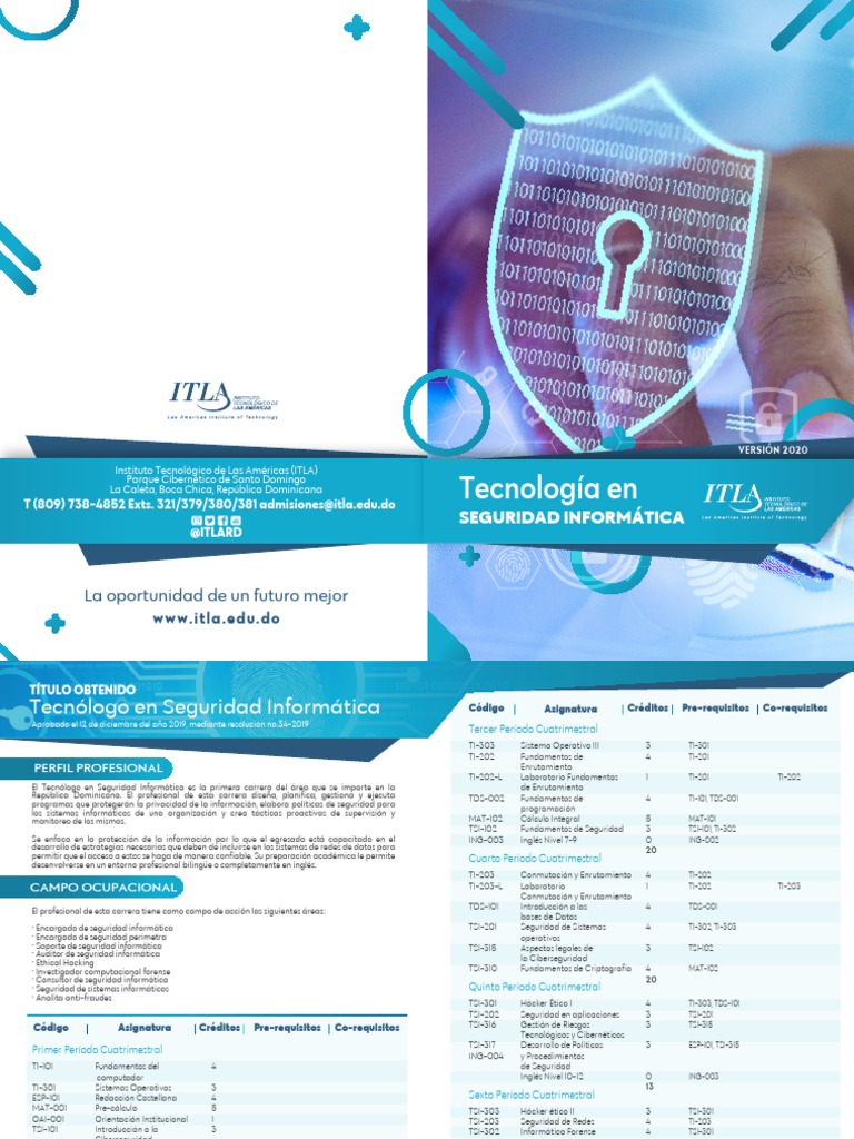 Pensum Seguridad Informatica v2020 | PDF | La seguridad informática ...