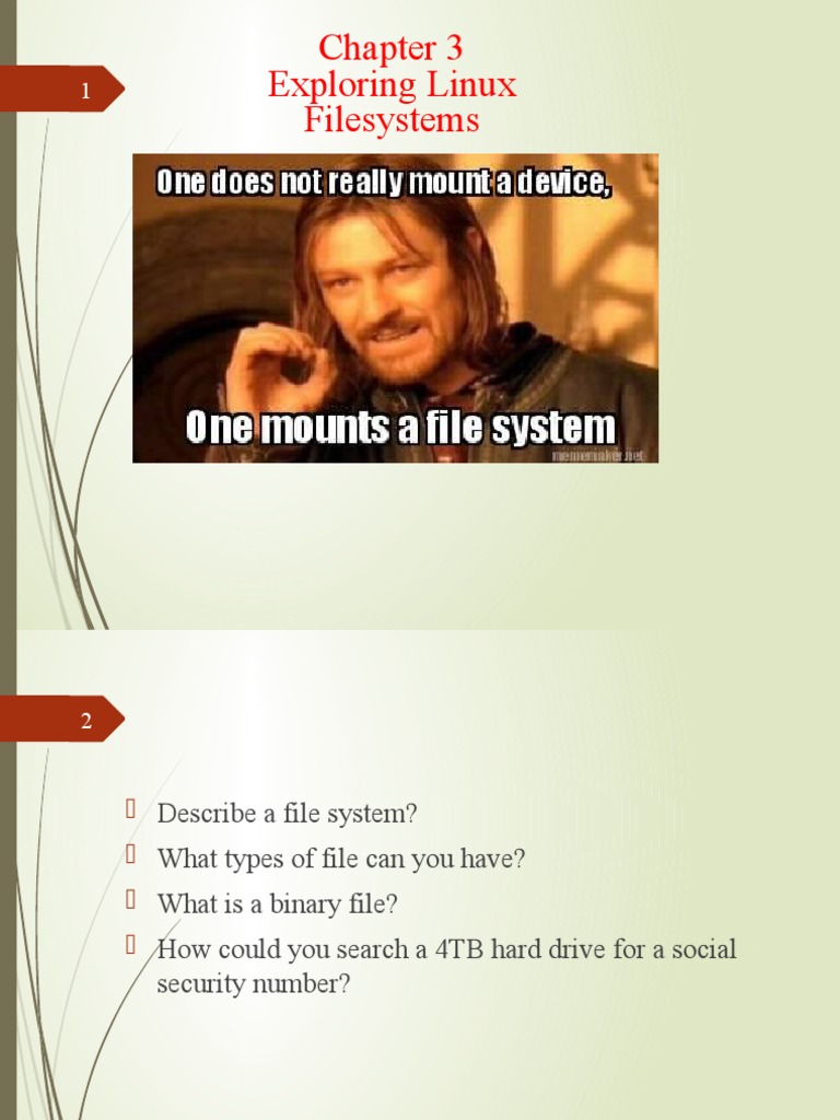 Understanding Linux Filesystems and Commands | PDF | Filename | Regular Expression