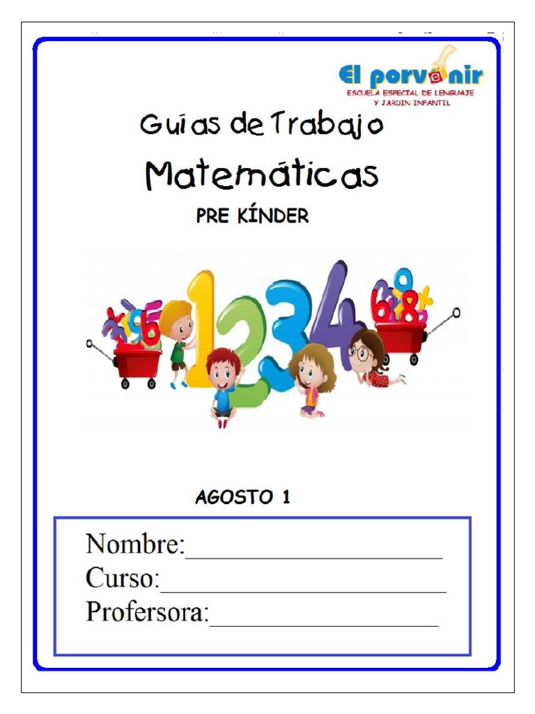 Actividades de Matemáticas para Prekinder | PDF | Métodos y materiales ...