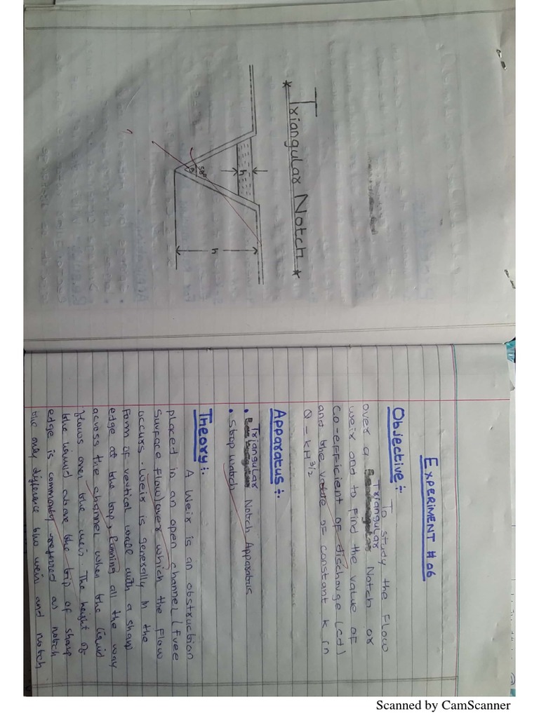Triangular Notch | PDF