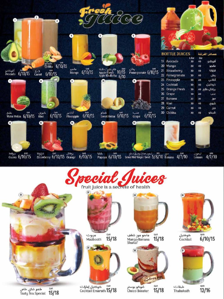 Tasty Tea Menu-1 | PDF