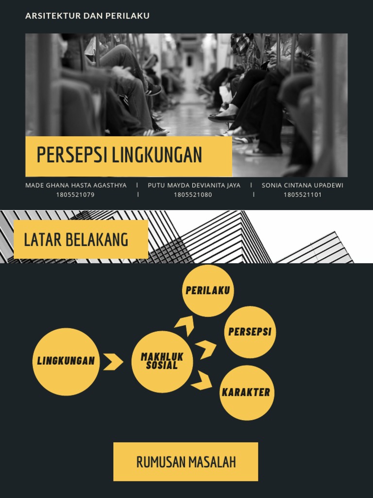 Persepsi Lingkungan | PDF