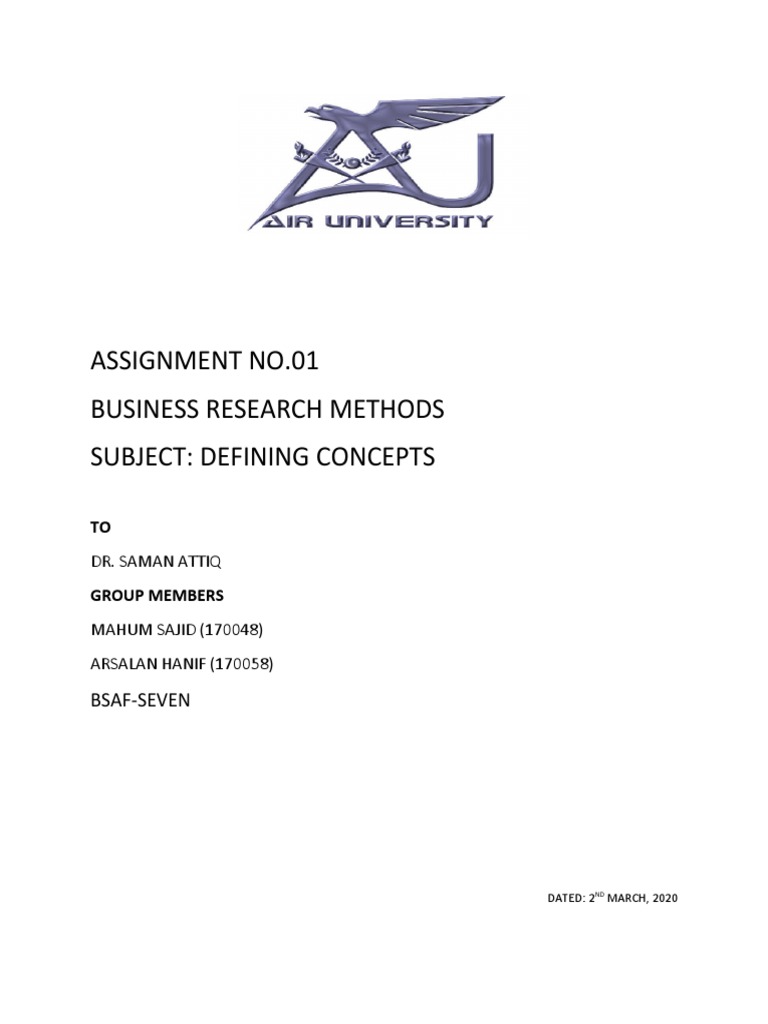 BRM Assignment | Download Free PDF | Qualitative Research ...