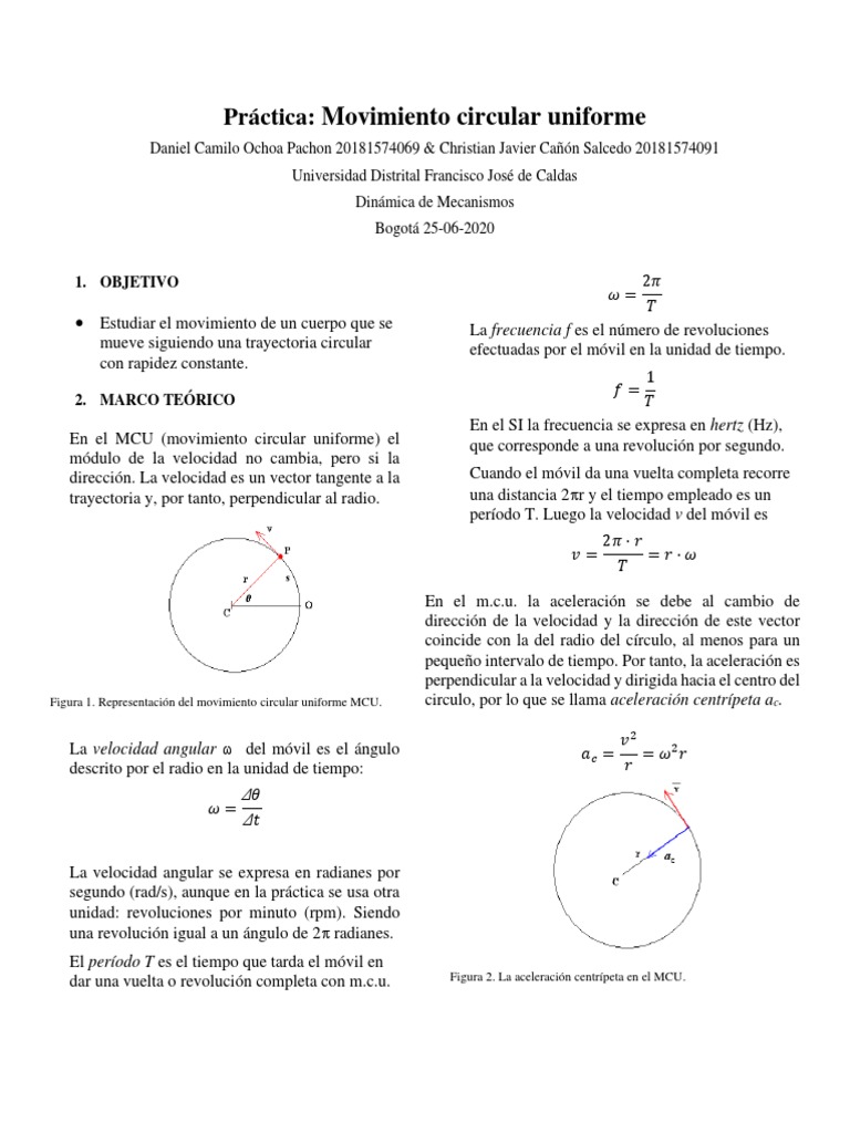 Práctica Mcu | PDF | Cantidad | Tasas temporales