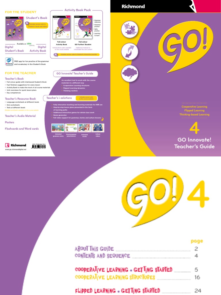 GO Innovate! Teacher's Guide: For The Student | PDF | Classroom | Teachers