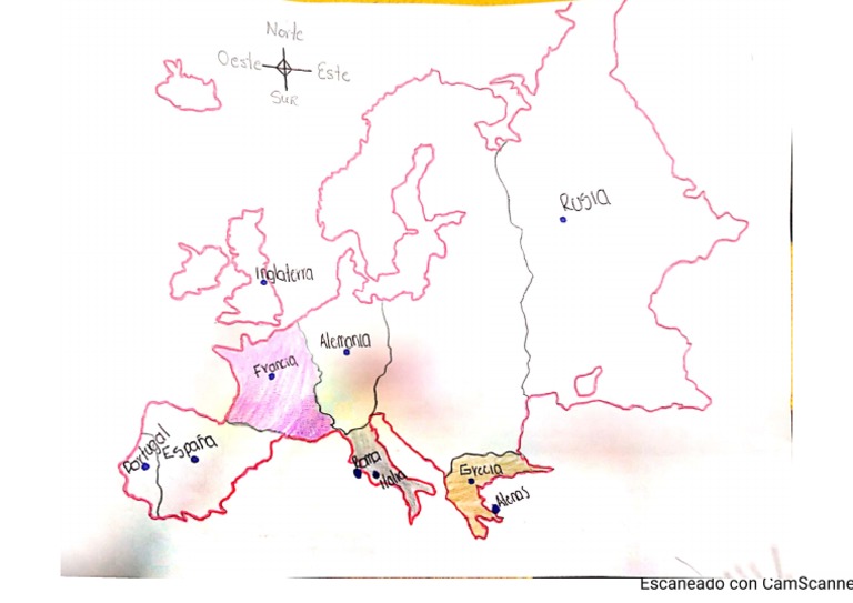 Mapa Político De Europa Pdf Pdf