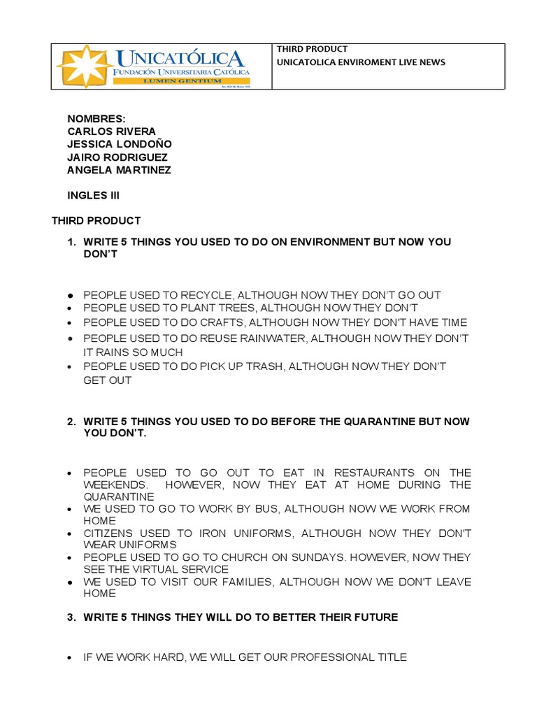 Third Product Ingles Iii | PDF