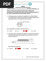 Ticker Timer Activity | PDF | Force | Physics