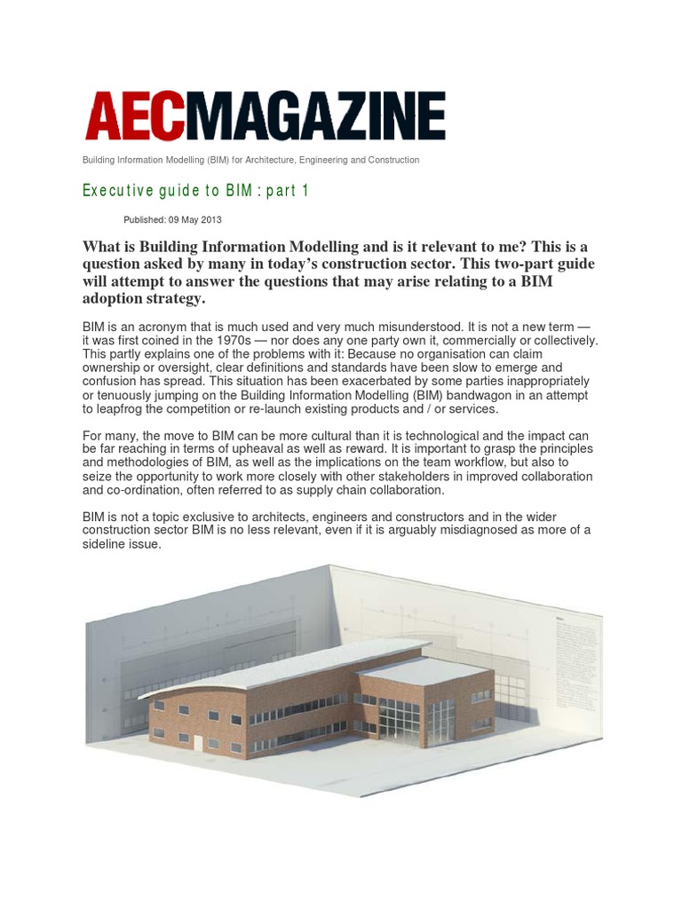 AEC Magazine - Building Information Modelling | PDF | Building ...