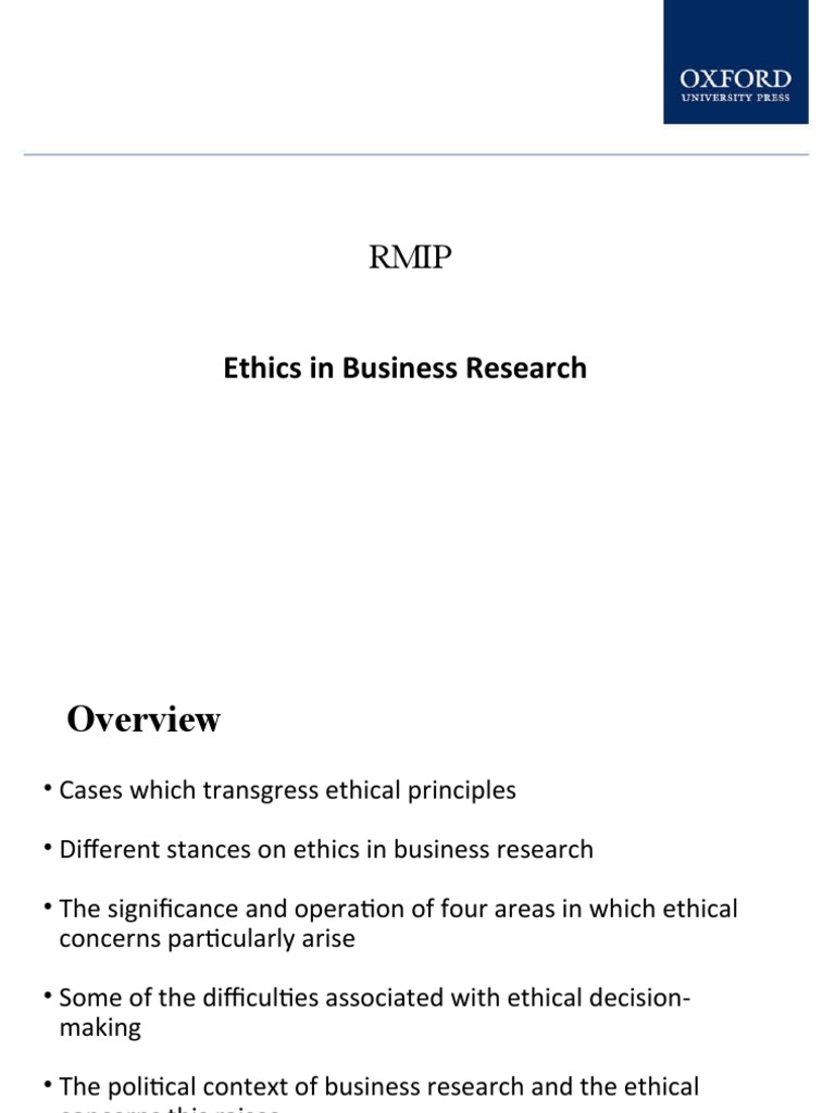 RMIP Ethics | PDF | Informed Consent | Privacy