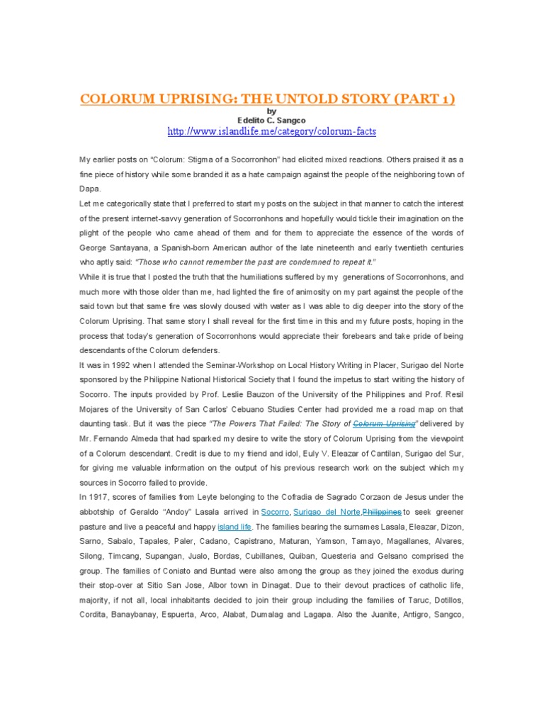 COLORUM Uprising | PDF