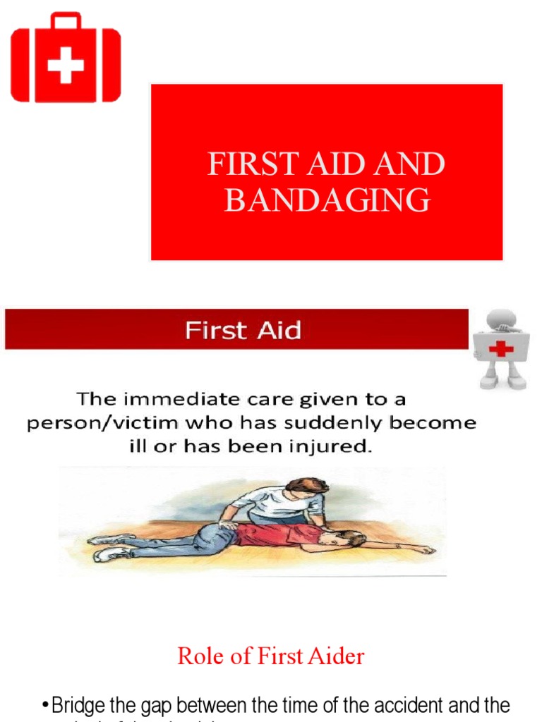 FIRST AID AND BANDAGING TREATMENT GUIDE | PDF | Burn | First Aid