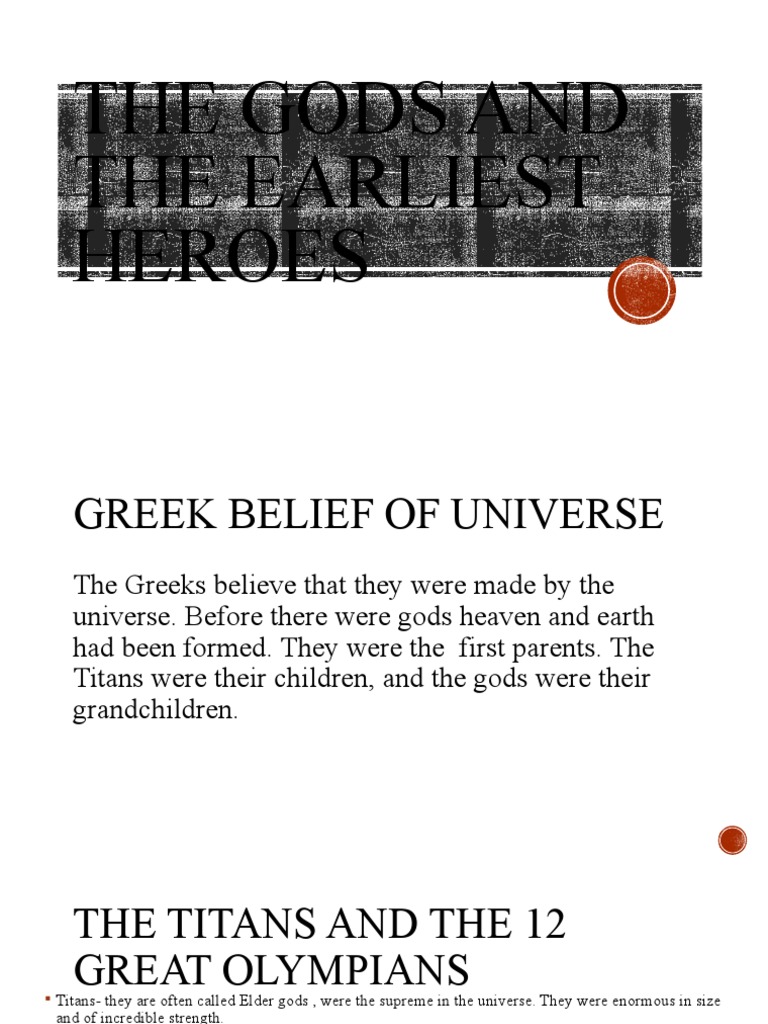 The Gods and The Earliest Heroes | PDF | Apollo | Zeus