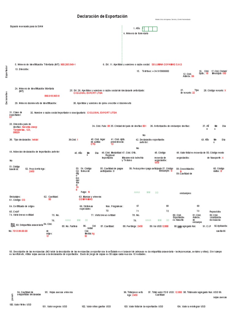 Formulario 600 2014 PdfToWord | PDF | aduana | Economía mundial