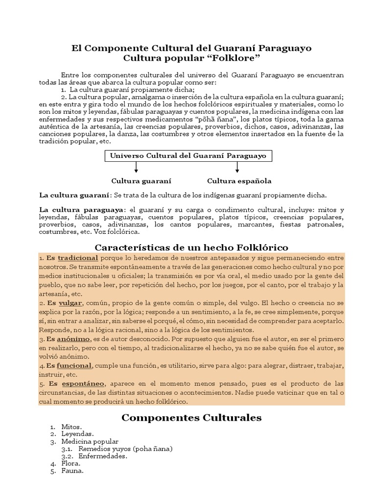 Componentes Culturales, Componentes Linguisticos, Sociedad Oral y ...