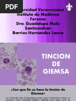 Protocolo de Tinción de Giemsa | PDF | Tinción | Química