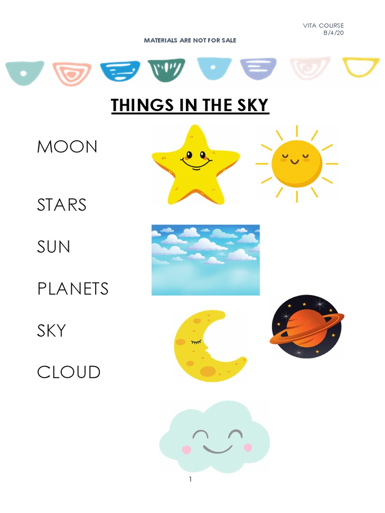 Things in The Sky | PDF | Planets | Sun