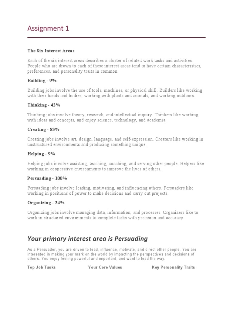 Assignment 1 | PDF | Behavior Modification | Applied Psychology