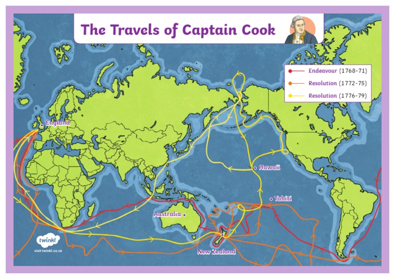Captain Cook's Voyage Maps Overview | PDF