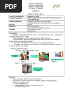 LP - Science 8 - Balanced & Unbalanced Forces | PDF | Force | Newton's Laws Of Motion